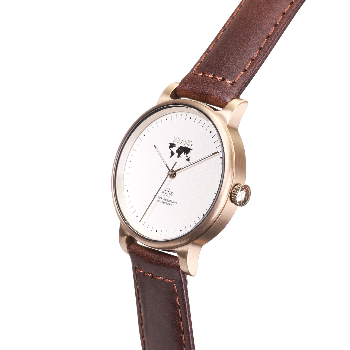 THE JUNE PETITE WATCH - ANTIQUE GOLD / CREAM - 34 MM – Maison Inland